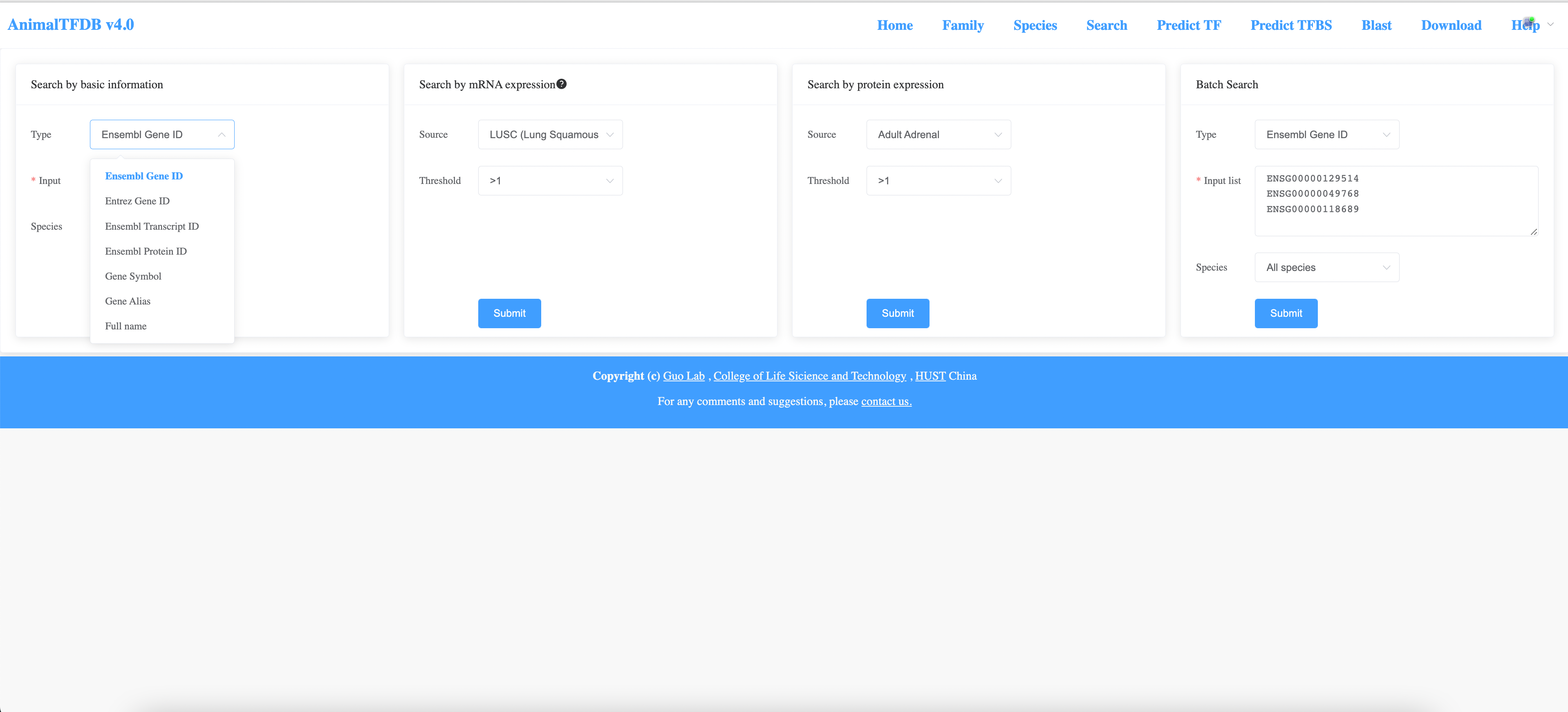 AnimalTFDB v4.0 | OMG！我最爱的转录因子数据库更新啦！~（附使用指南）（二）_tfdb数据库-CSDN博客